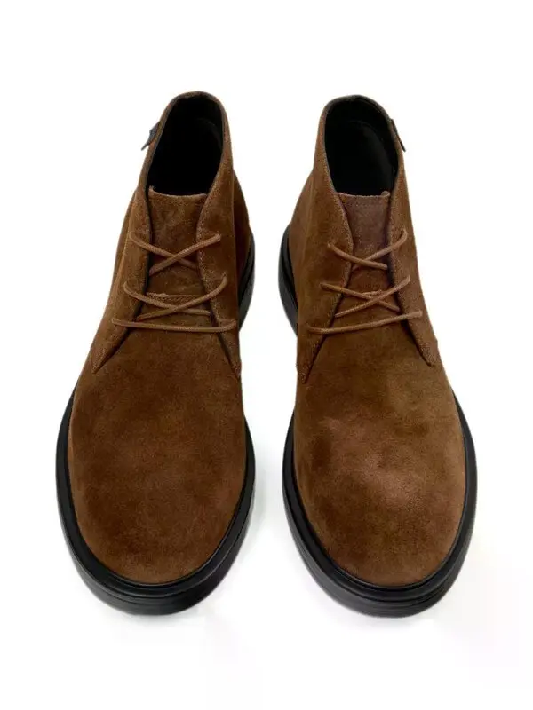 Camper Dean Suede Lace-up Ankle Boots