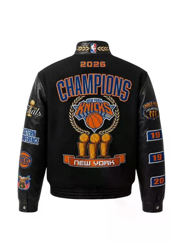 JEFF HAMILTON X New York Knicks Embroidered Bomber Jacket