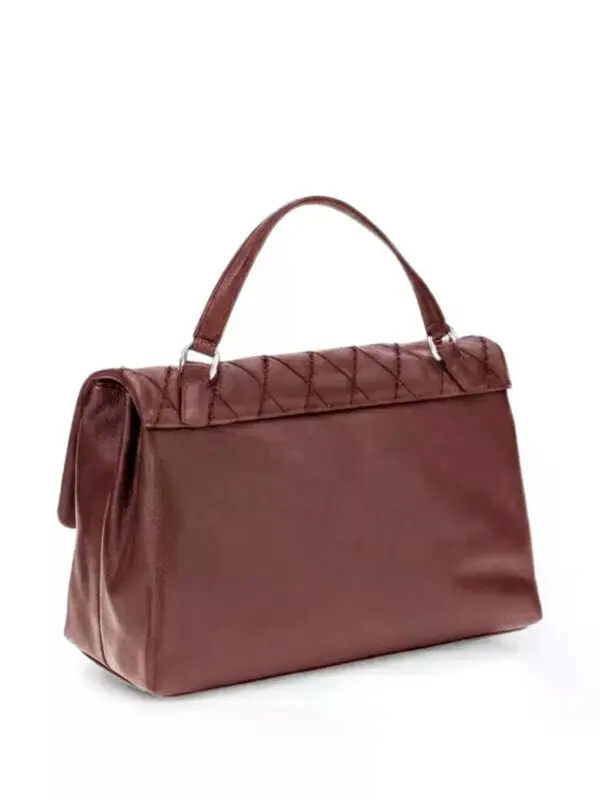 ZANELLATO Postina Tramè Leather Shoulder Bag - Red