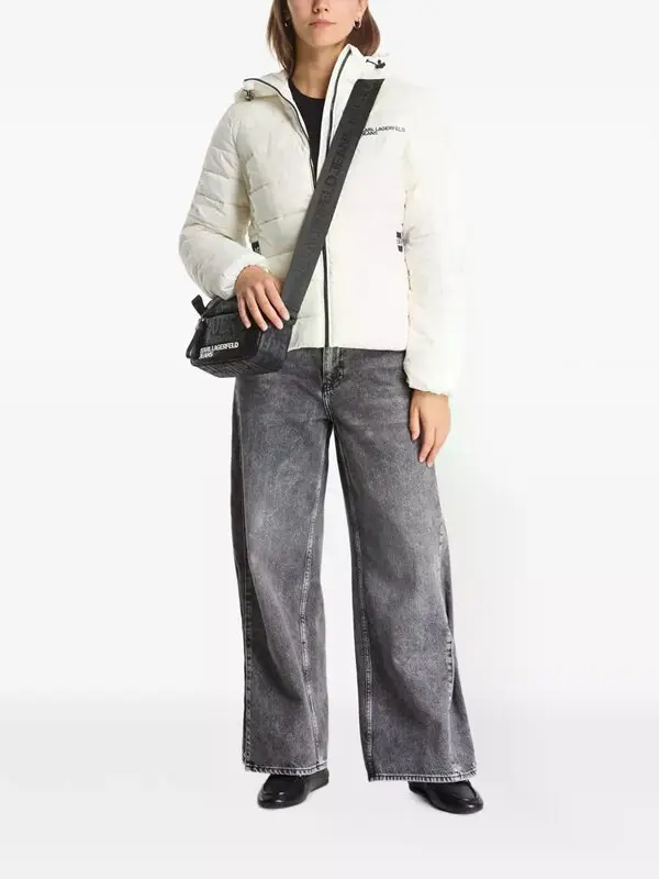 Karl Lagerfeld Quilted Logo Jacket