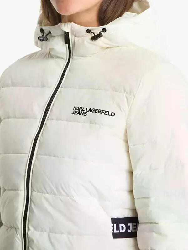 Karl Lagerfeld Quilted Logo Jacket