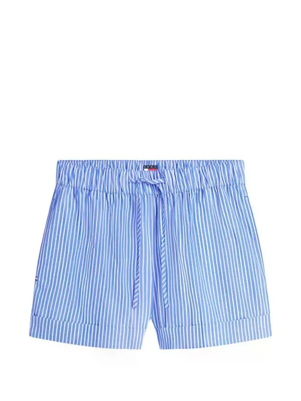 Tommy Hilfiger Striped Drawstring-waist Shorts