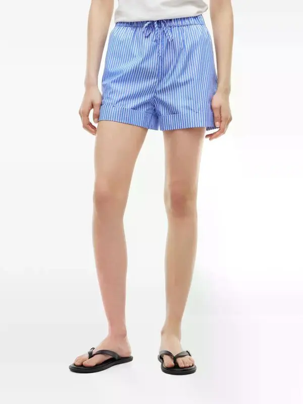 Tommy Hilfiger Striped Drawstring-waist Shorts