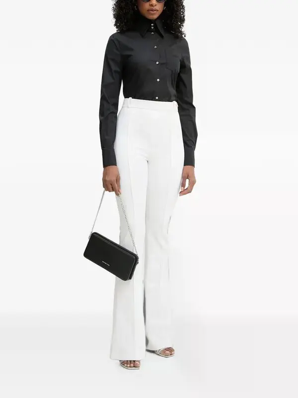 Karl Lagerfeld Logo-embroidered Chest-pocket Shirt