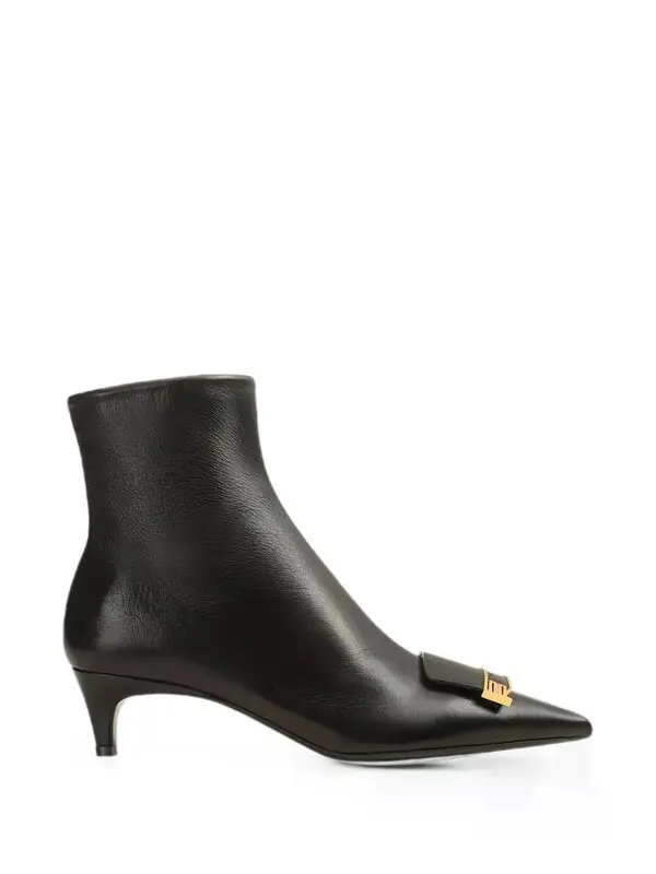 SERGIO ROSSI Ankle Boots With Buckle Detail