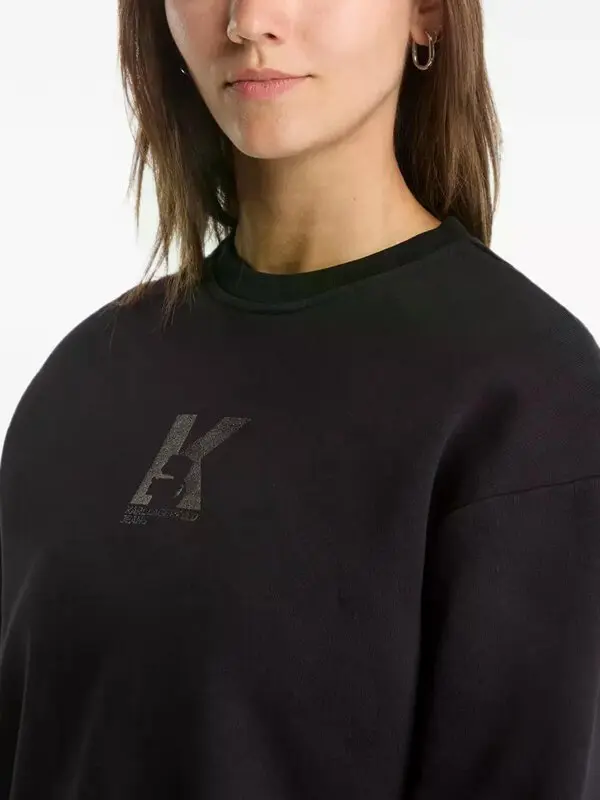 Karl Lagerfeld Logo Print Sweatshirt
