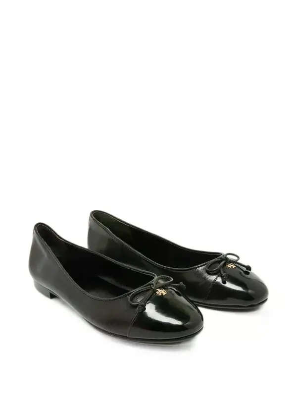 Tory Burch Cap-toe Bow Ballet Flats
