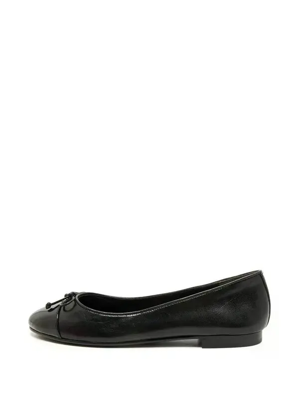 Tory Burch Cap-toe Bow Ballet Flats
