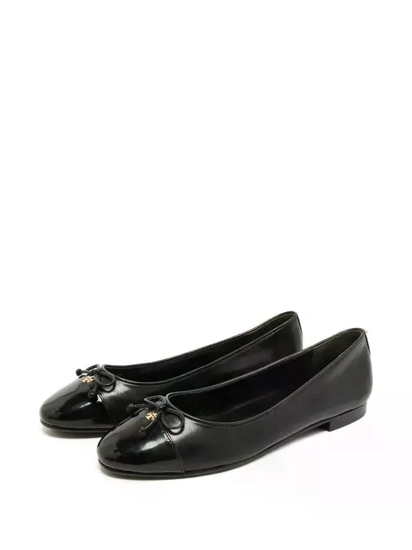 Tory Burch Cap-toe Bow Ballet Flats