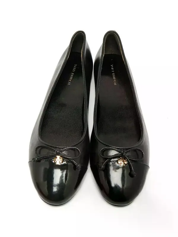 Tory Burch Cap-toe Bow Ballet Flats