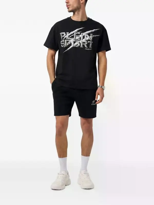 PLEIN SPORT Logo-print Round-neck T-shirt
