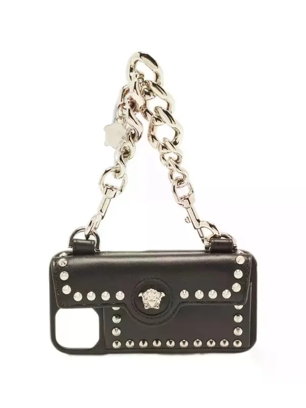 Versace Medusa Studded Iphone Case - Black