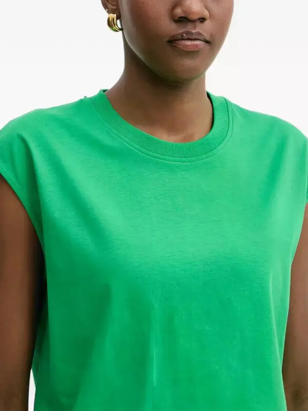 Karl Lagerfeld Embroidered Logo Sleeveless T-shirt