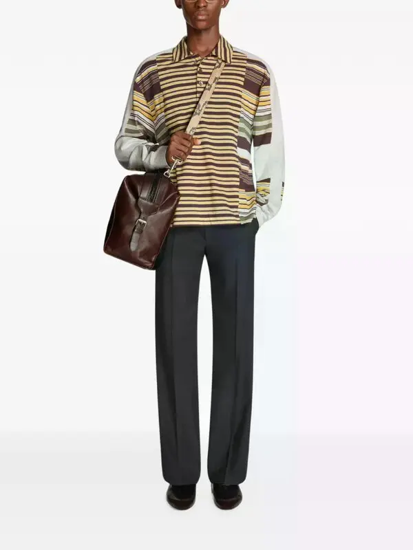 Dries Van Noten Leather Weekend Bag