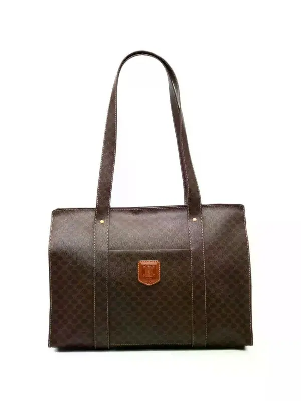 Celine Macadam Coated Canvas Tote Bag
