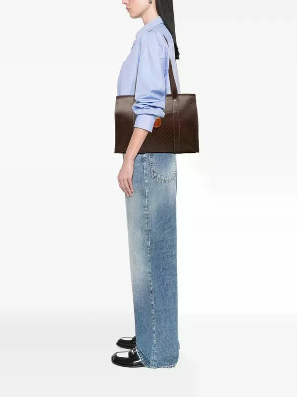 Celine Macadam Coated Canvas Tote Bag