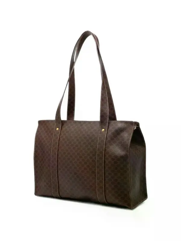 Celine Macadam Coated Canvas Tote Bag