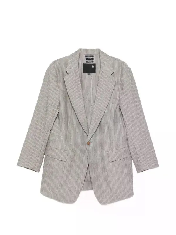R13 Pinstripe Pattern Blazer