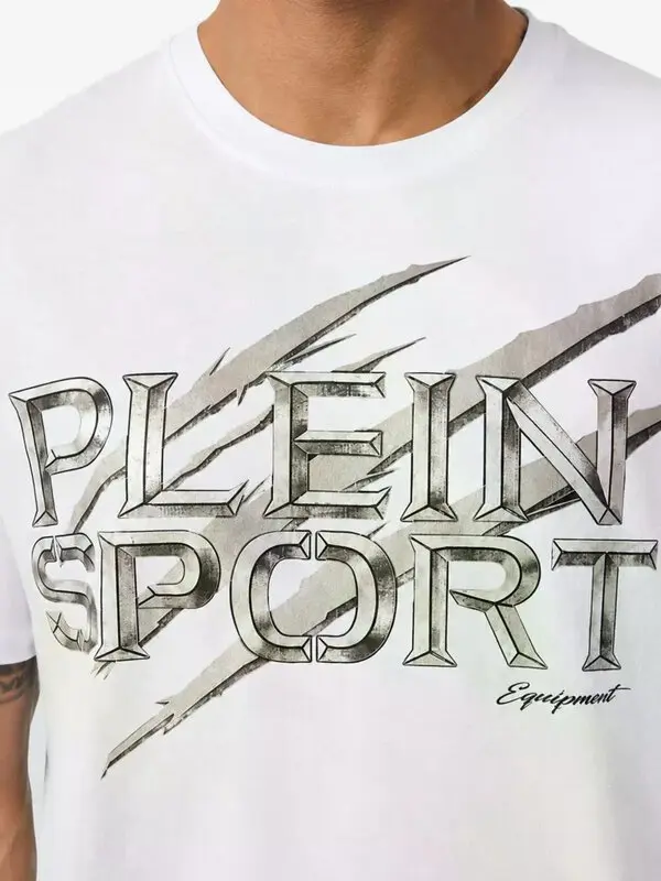 PLEIN SPORT Logo-print Crew-neck T-shirt