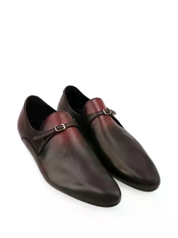 Dries Van Noten Leather Monk Strap Shoes
