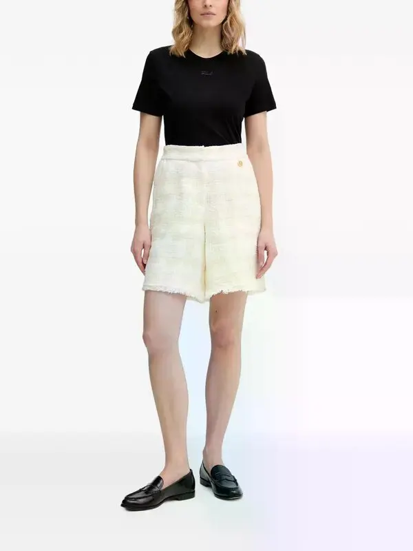 Karl Lagerfeld Logo-embroidered T-shirt