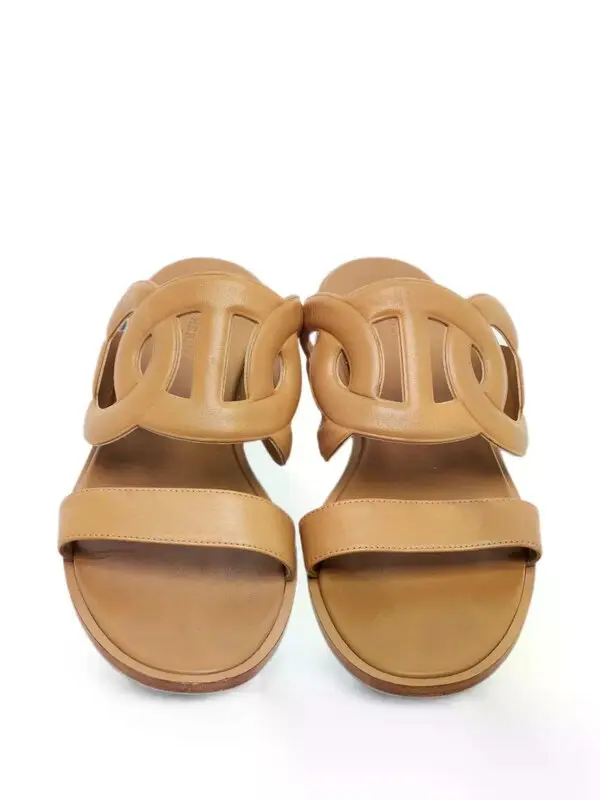 Hermès Chaine D'ancre Sandals - Brown