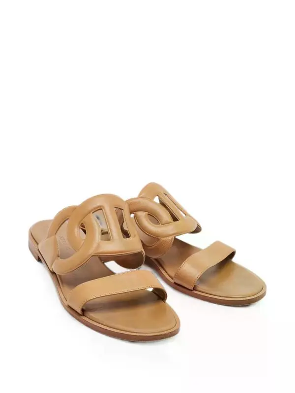 Hermès Chaine D'ancre Sandals - Brown