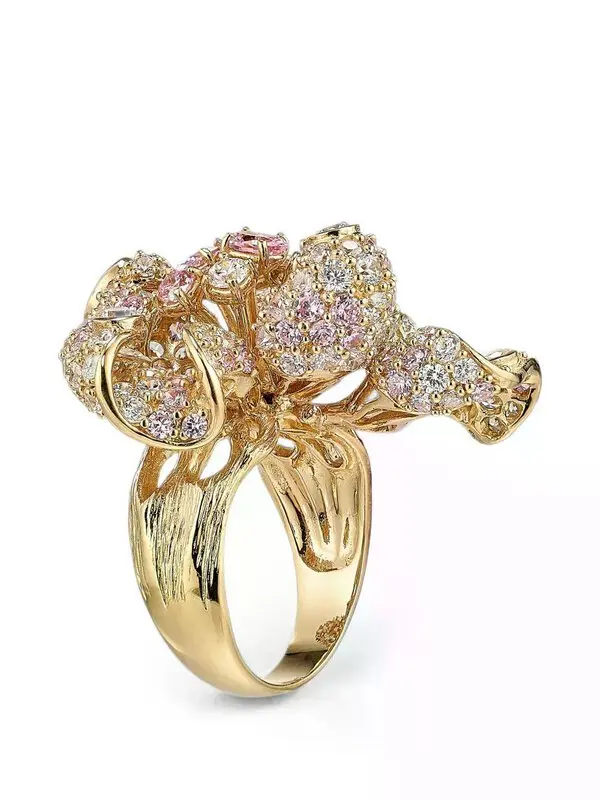 ANABELA CHAN Diamond Floral Ring