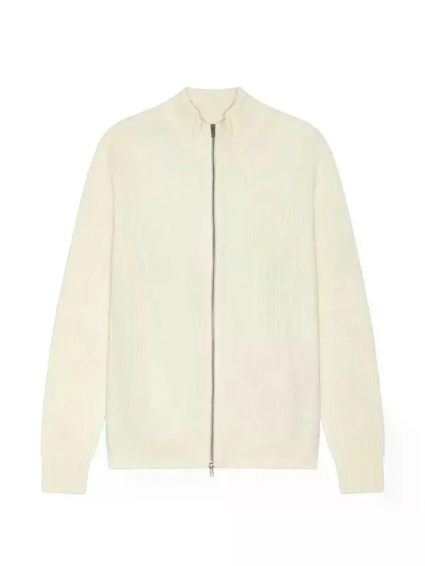 LES DEUX Ribbed Zip-up Jacket