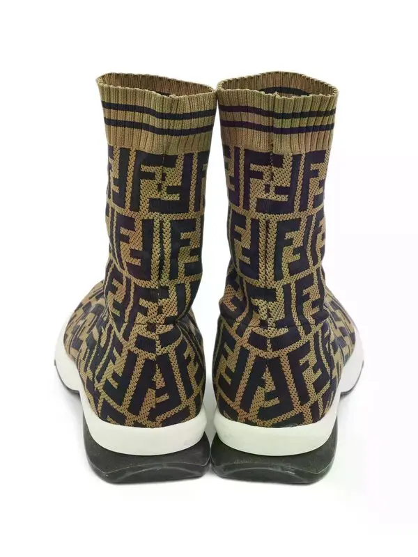 Fendi Rockoko Zucca Slip-on Sneakers