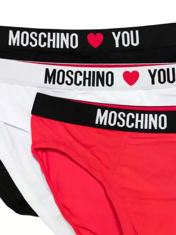 Moschino Logo-waistband Briefs