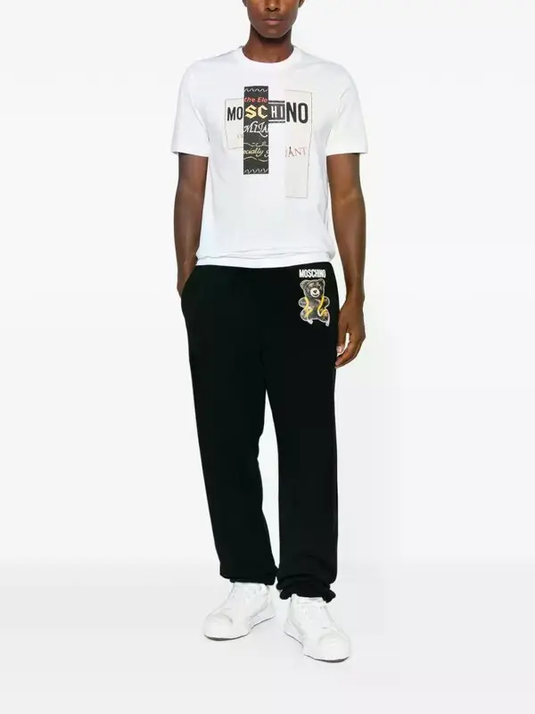 Moschino Logo-patch T-shirt