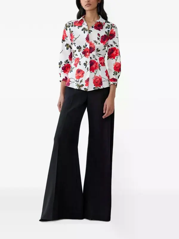Carolina Herrera Icon Rose-print Shirt
