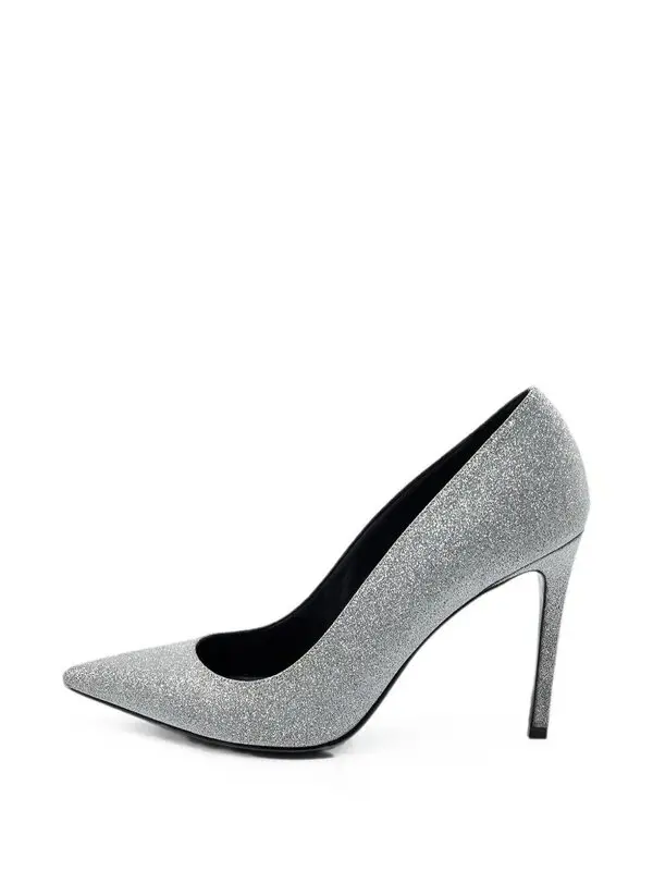 Balmain Daphne Pointed-toe Pumps - Grey