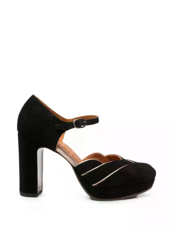 Chie Mihara Uyako Leather Pumps - Black
