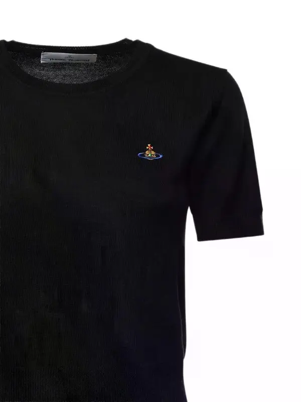 VIVIENNE WESTWOOD Orb Embroidered Short-sleeve T-shirt