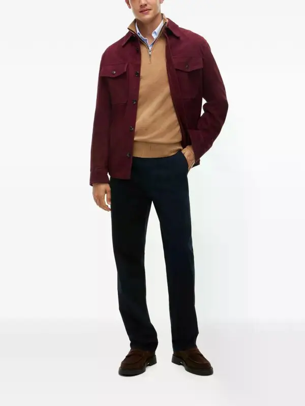 Tommy Hilfiger Quarter-zip Logo-embroidered Sweater