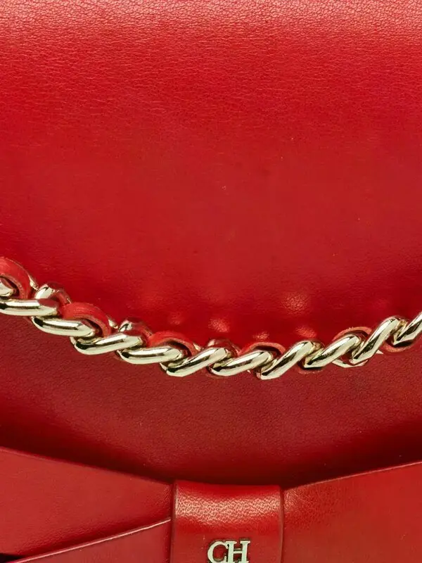 Carolina Herrera Bow Flap Shoulder Bag