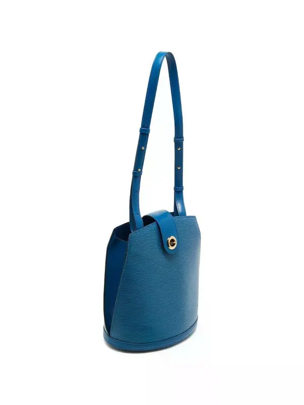 LOUIS VUITTON 1994 Cluny Epi Bucket Bag - Blue
