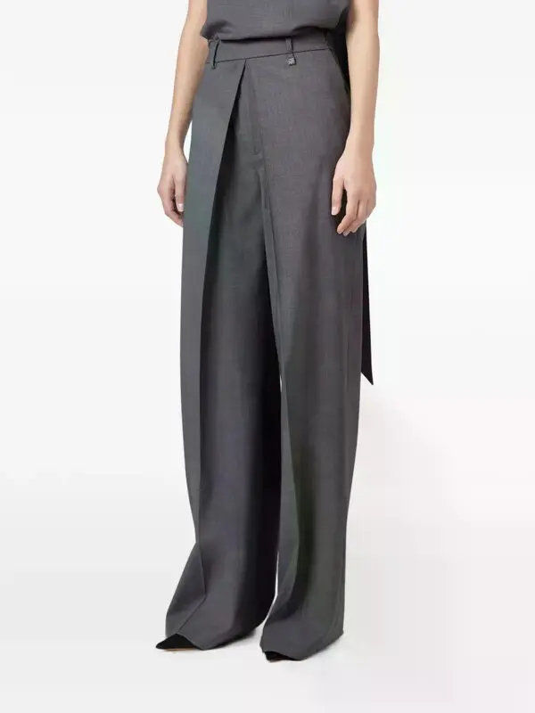 Giuseppe Di Morabito Wrap-detail Wide-leg Trousers
