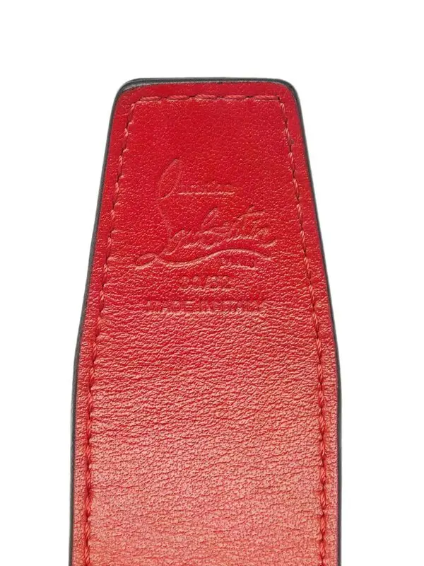 CHRISTIAN LOUBOUTIN Cl Logo Reversible Belt - Blue