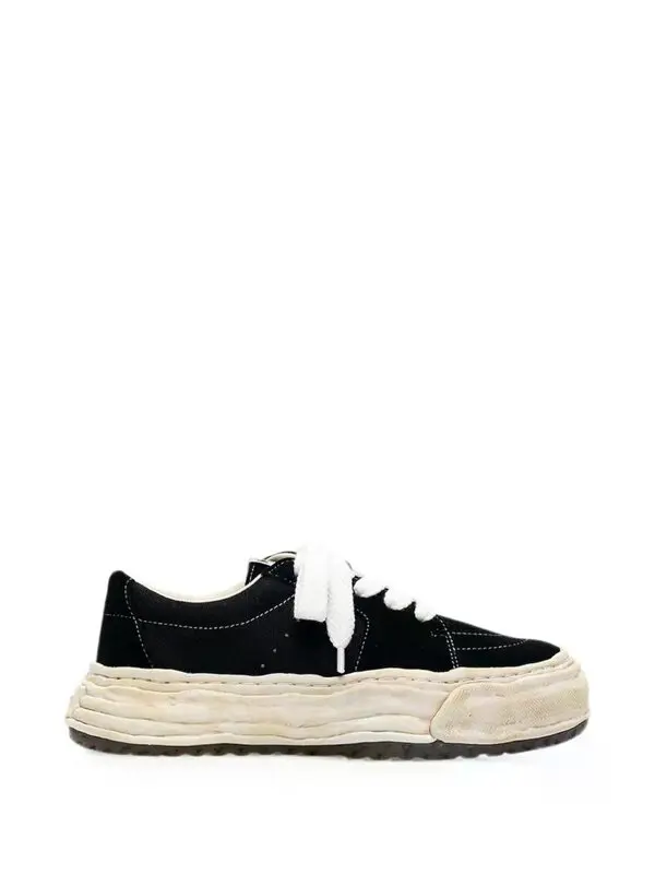 Mihara Yasuhiro Eric Og Sole Overdyed Mix-material Low-top Sneakers