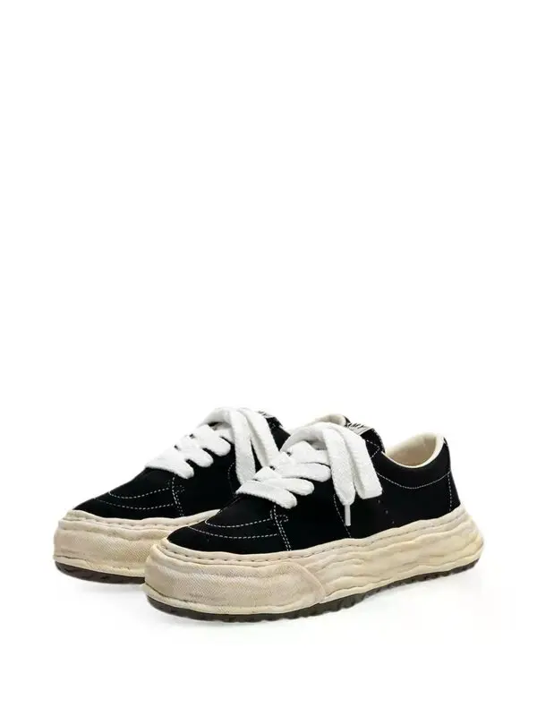 Mihara Yasuhiro Eric Og Sole Overdyed Mix-material Low-top Sneakers