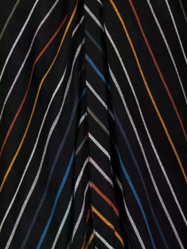 MARRAKSHI LIFE Striped Long-sleeve Maxi Dress
