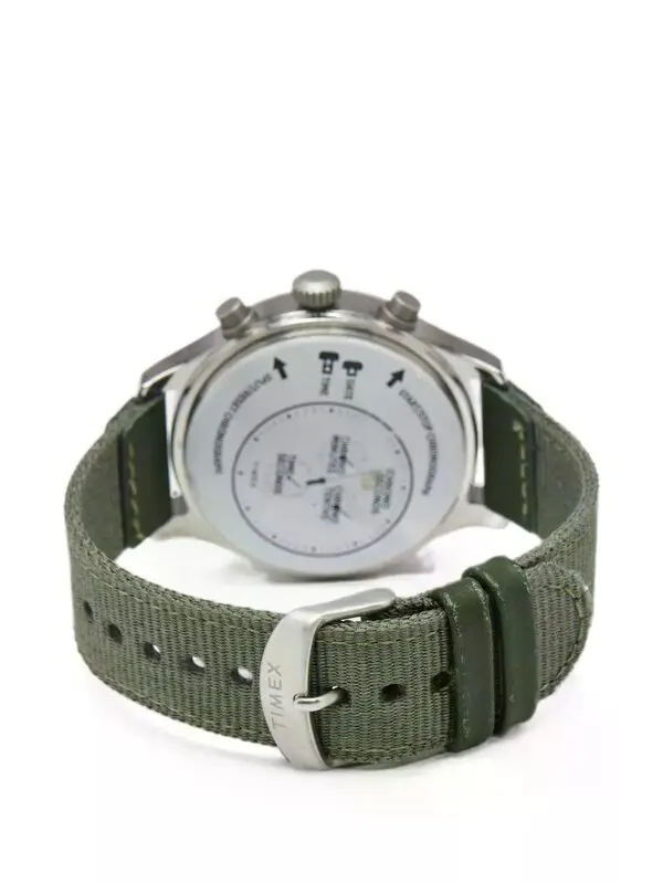 TIMEX Expedition Chronograph Watch With Stainless Steel Case And Fabric Strap