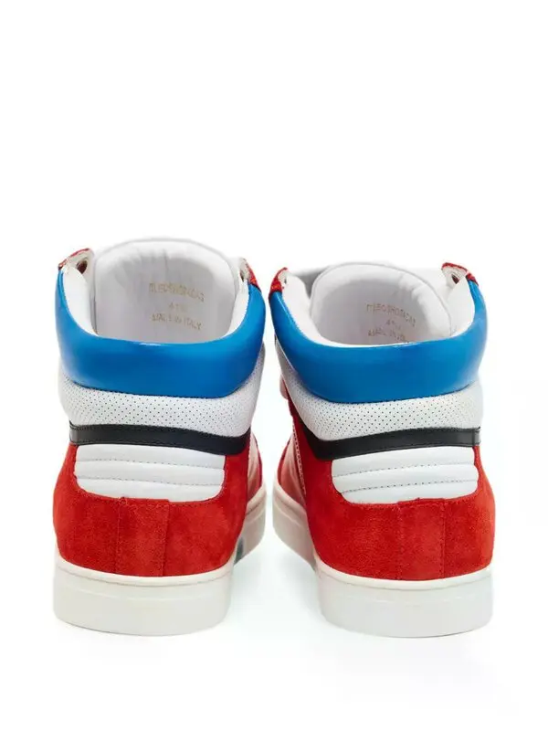 Burberry Paneled High-top Sneakers