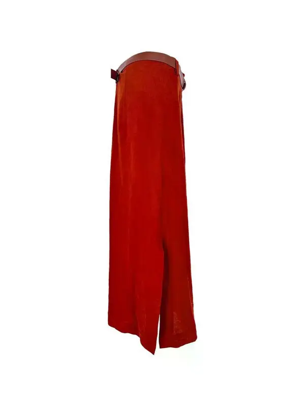 Max Mara Belted Wool Skirt