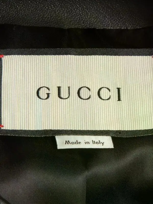 Gucci Leather Belted Vest
