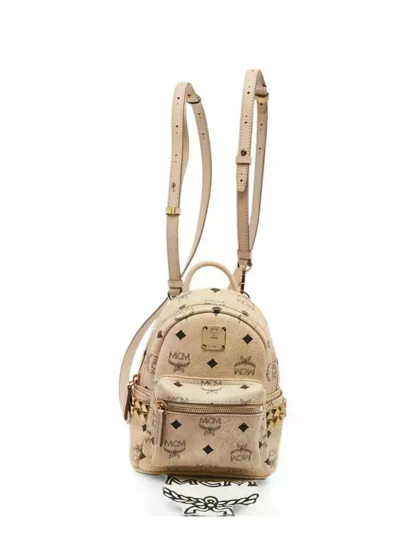 Mcm Mini Stark Visetos Backpack
