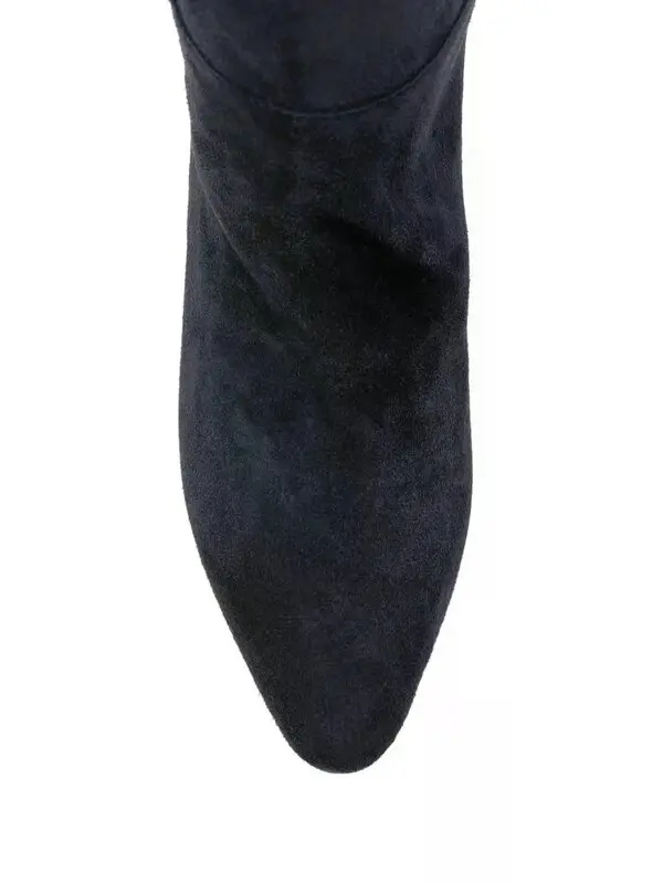 FORTE_FORTE Pointed-toe Suede Knee-high Boots